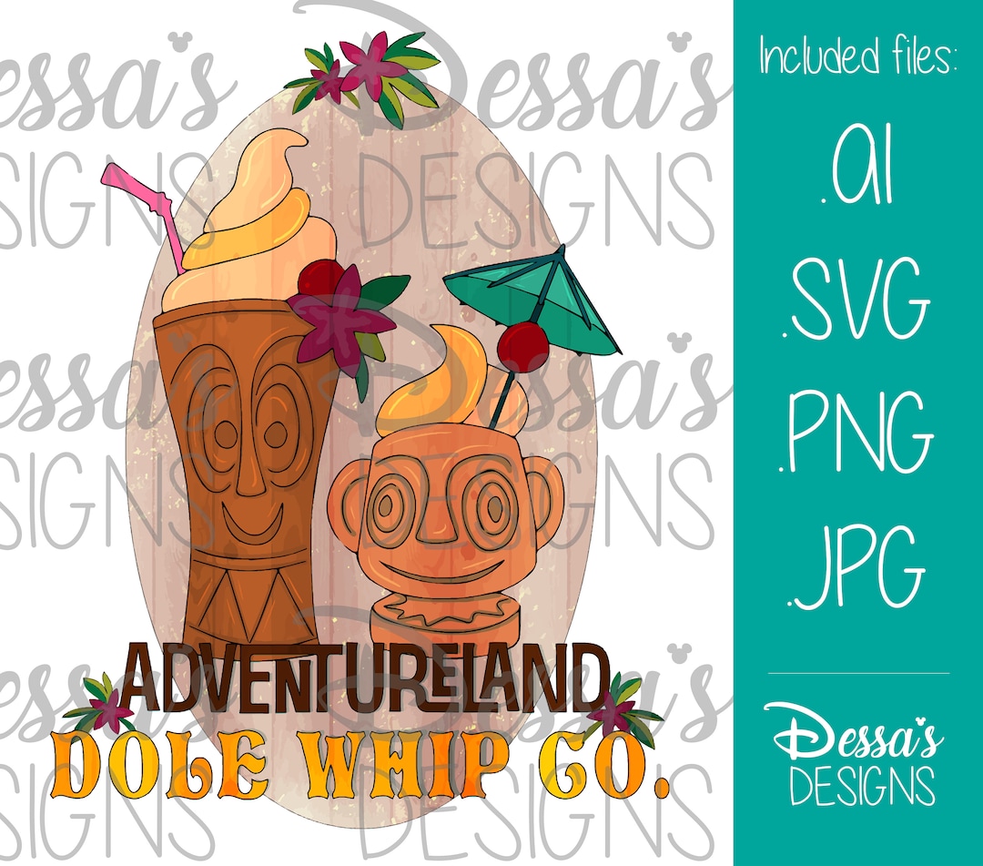 Dole Whip Co. - Vector and Sublimation Design - Etsy