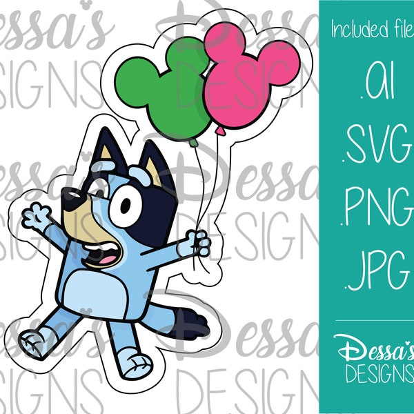 Bluey Font Vector - Etsy