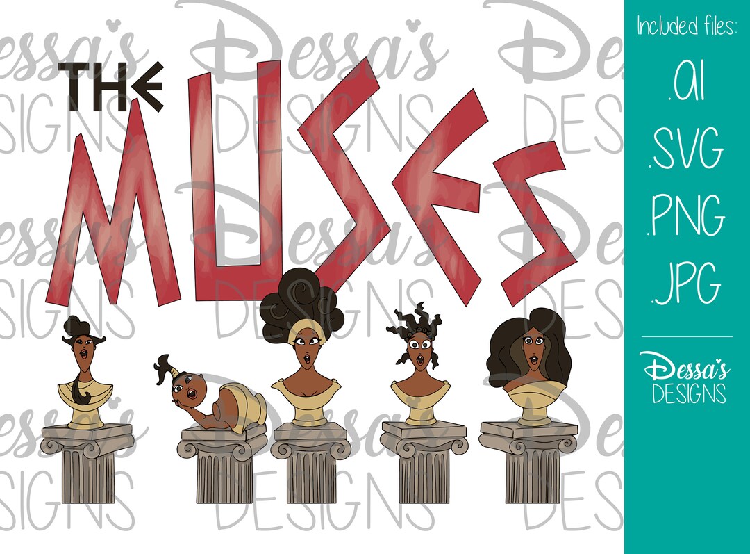 The Muses - Vector and Sublimation Design - Etsy