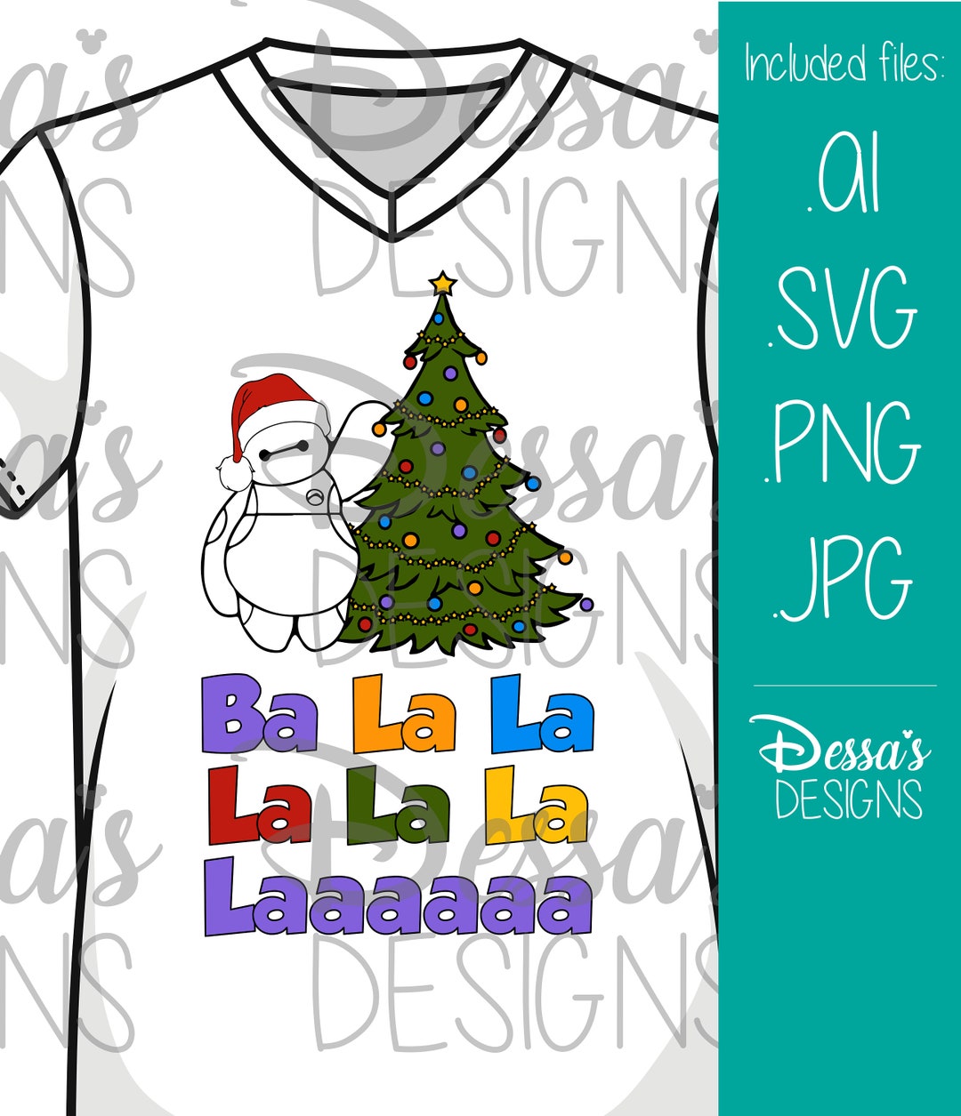 Ba La La La La La Laaaaa - Vector and Sublimation Design - Etsy