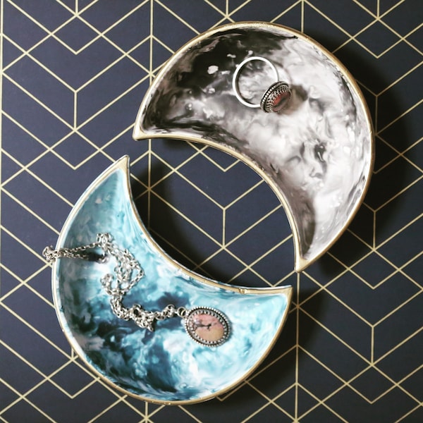 Ceramic Moon Dish - Etsy UK