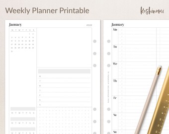 12 Month Grid - Etsy