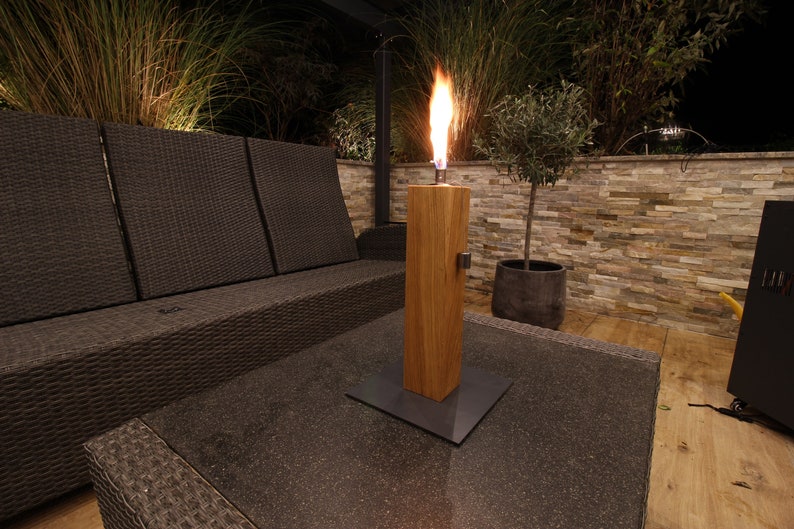 Oak Garden Torch / Patio Torch / Oil Torch With Safety Device ...