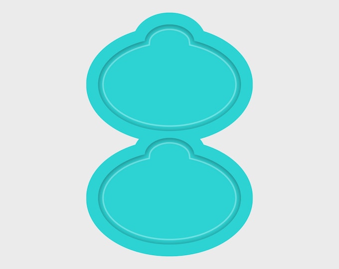 Custom Badge Reel Resin Silicone Mold - Etsy