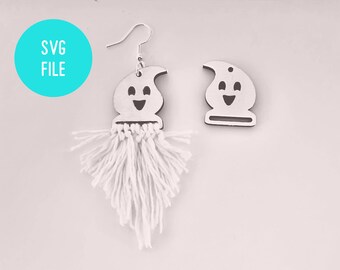 Macrame Ghost Svg - Etsy