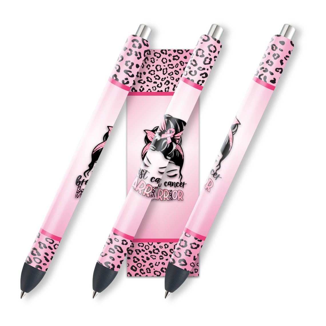 Breast Cancer Awareness Pen Wraps Pink Ribbon Pen Wrap | Etsy