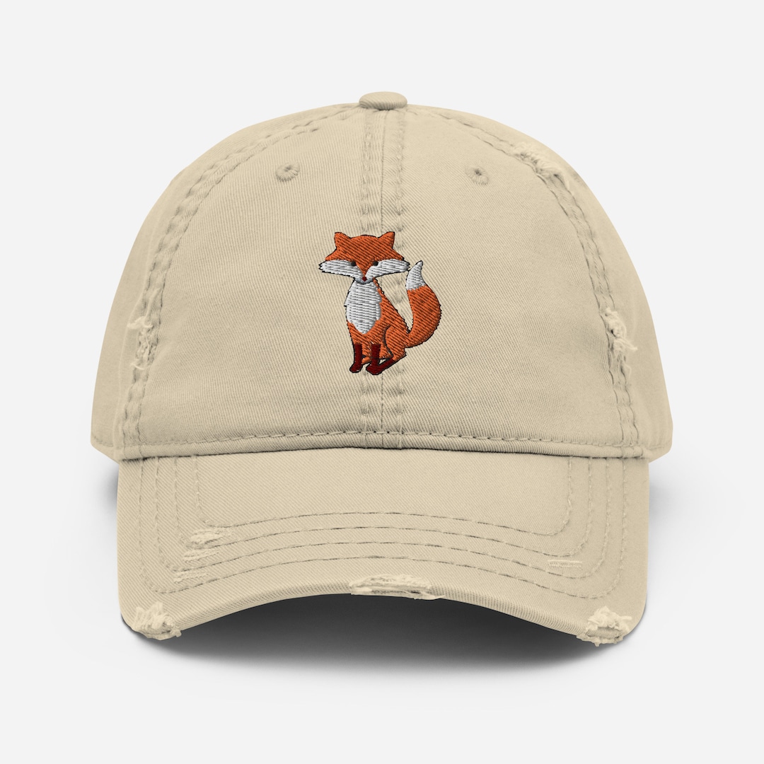 Fox Hat, Red Fox Dad Hat, Fox Lover, Red Fox Gift, Cute Fox, Vintage ...
