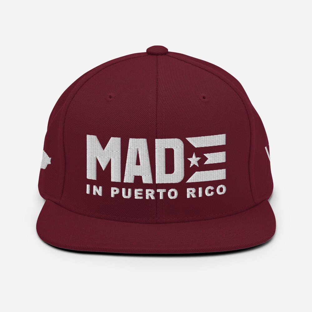MADE in PR Hat, Boricua Hat, Puerto Rico Flag, Puertorican Hat, Isla ...