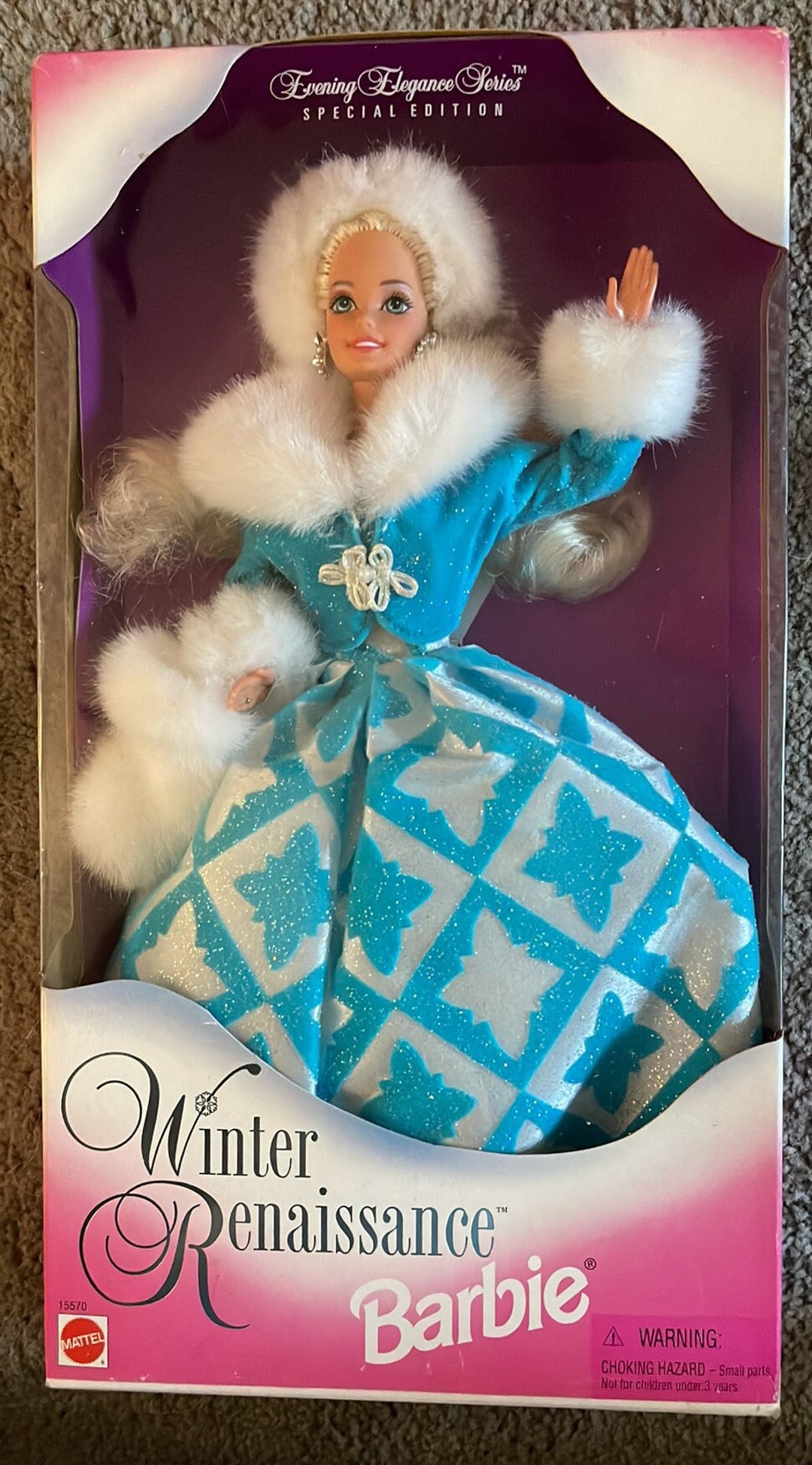 Winter Renaissance Barbie 1996 15570 NRFB Evening Elegance - Etsy