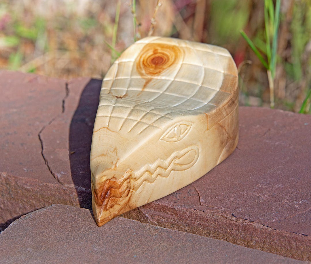 Handcrafted Crocodile Box, Carved of Aspen Wood, Measures About 9.75 ...