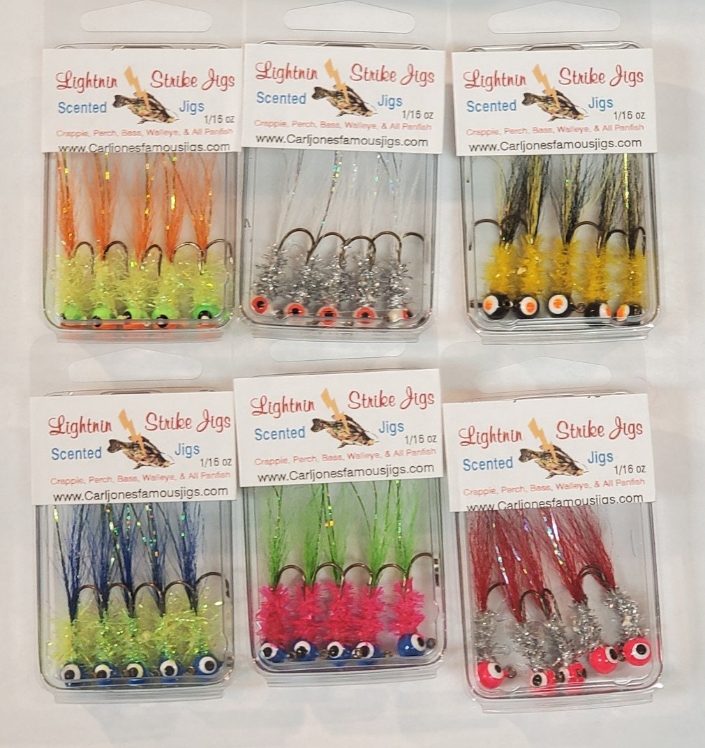 Special Scented Hand Tied Jigs for Crappie Walleye,or Panfish No ...