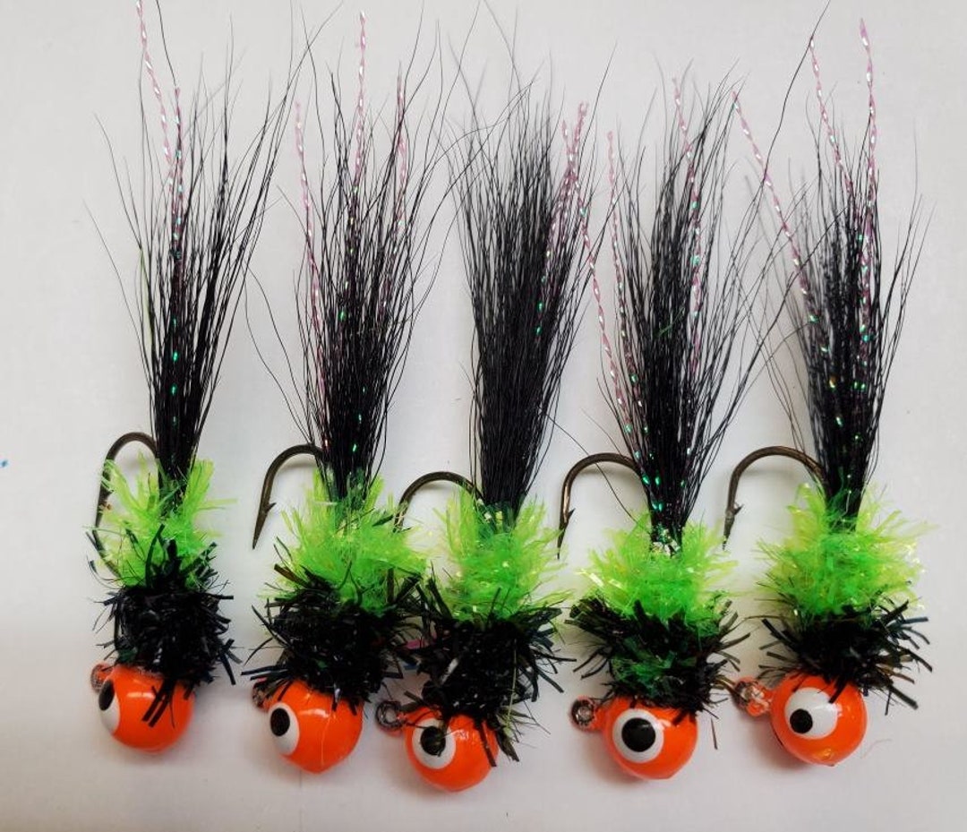 Special Scented Handtied Jigs for Crappie, Walleye or Pan Fish No ...