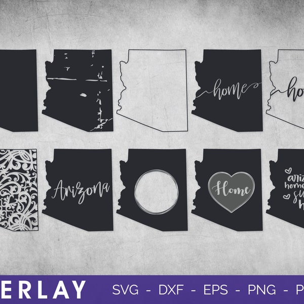 Arizona State Flag Svg - Etsy