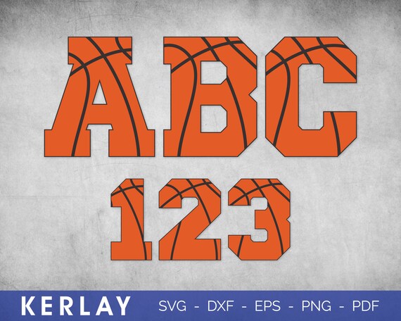 Basketball Font SVG Basketball Alphabet Basketball Font - Etsy