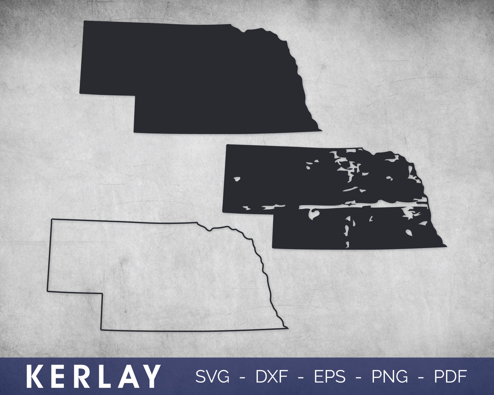 Nebraska State SVG Bundle Nebraska SVG Bundle Distressed - Etsy
