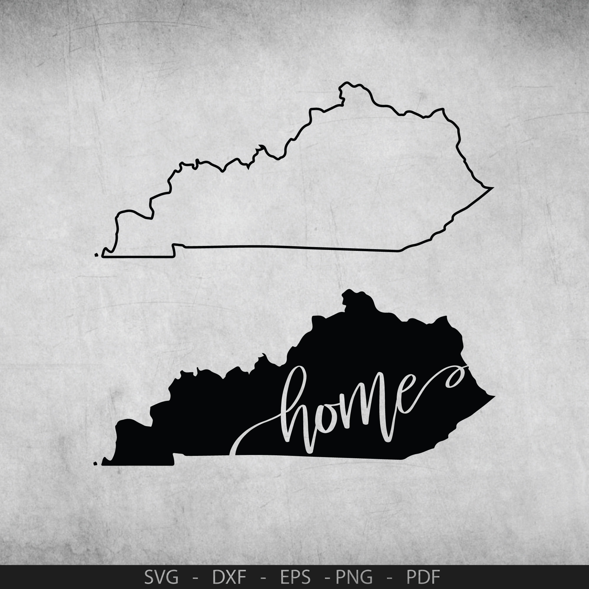 Kentucky State SVG Bundle Kentucky SVG Bundle Distressed - Etsy