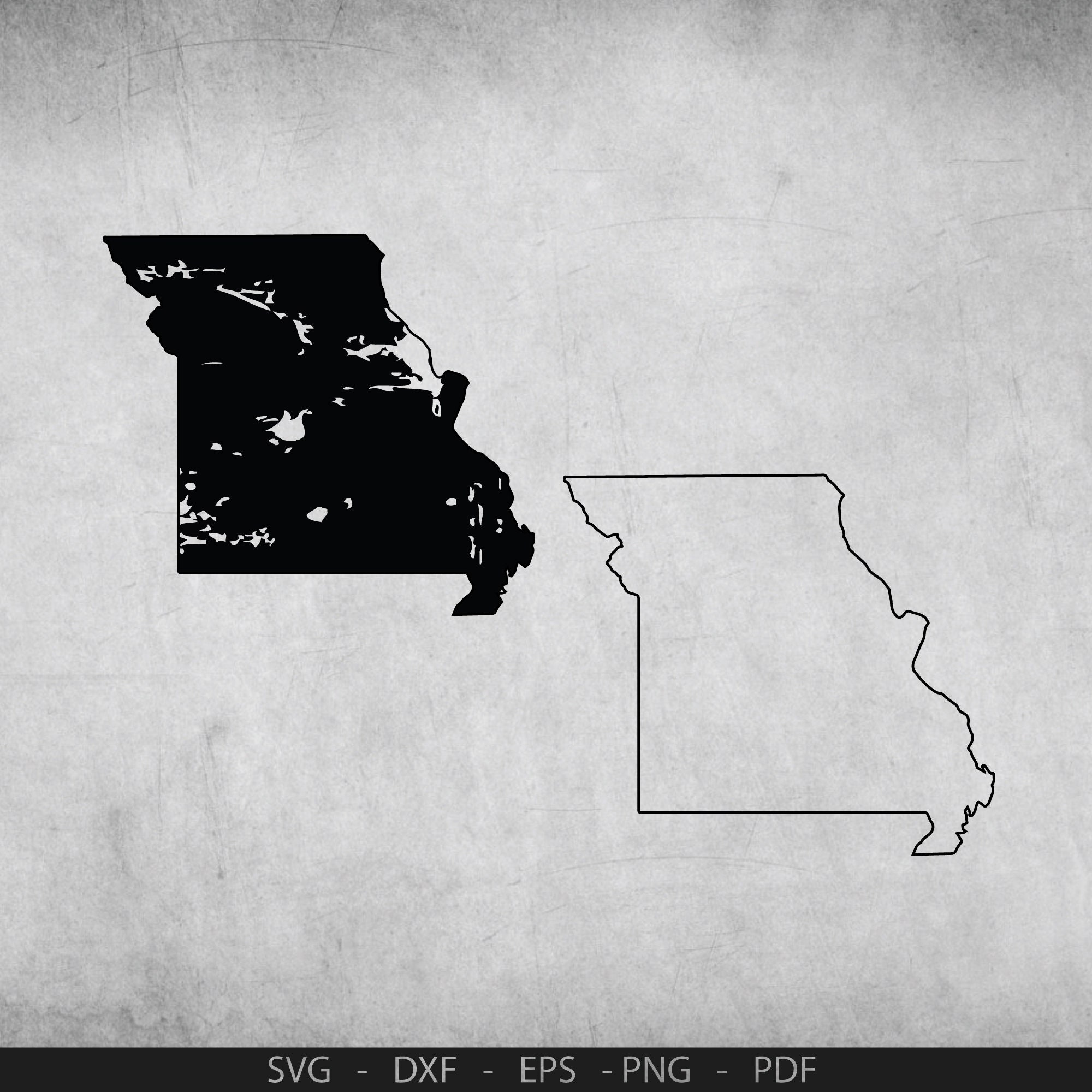 Missouri State SVG Bundle Missouri SVG Bundle Distressed | Etsy