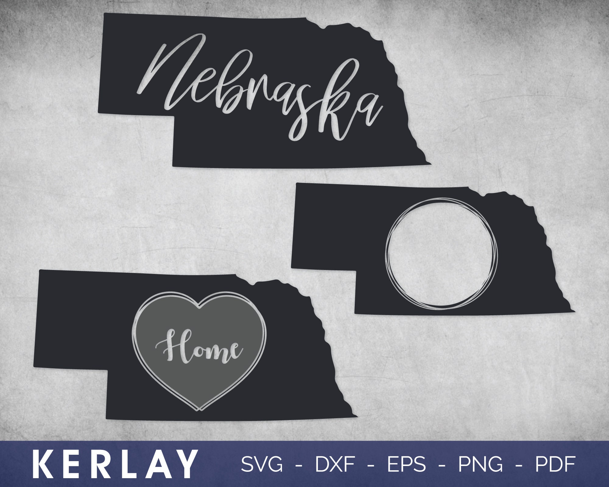 Nebraska State SVG Bundle Nebraska SVG Bundle Distressed - Etsy