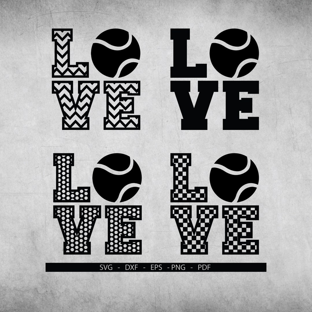 Tennis SVG File, Love Tennis Svg, Tennis Svg, Tennis Cut Files, Svg ...