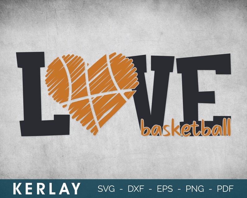 Love Basketball SVG Instant Download Commercial Use - Etsy