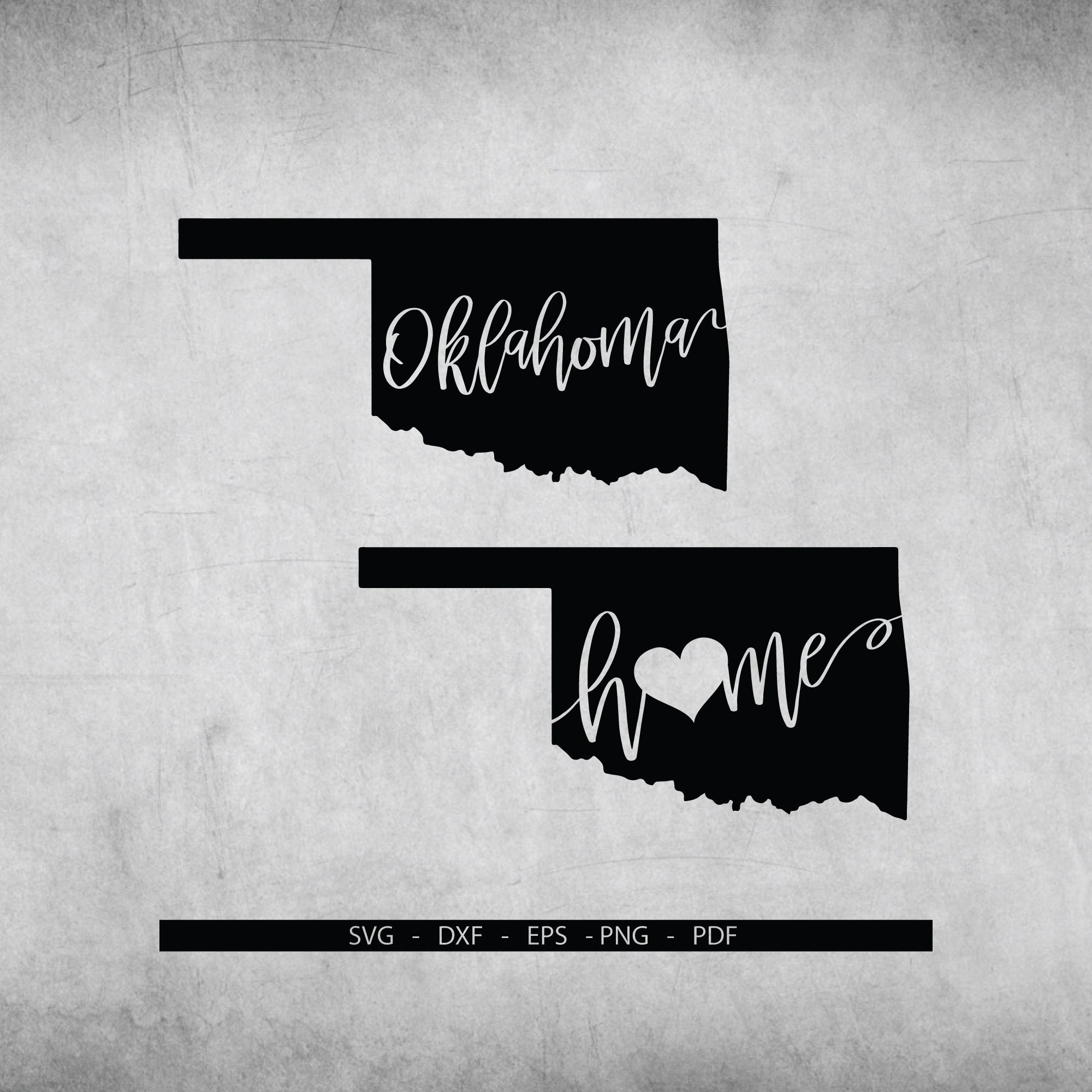 Oklahoma State SVG Bundle Oklahoma SVG Bundle Distressed - Etsy