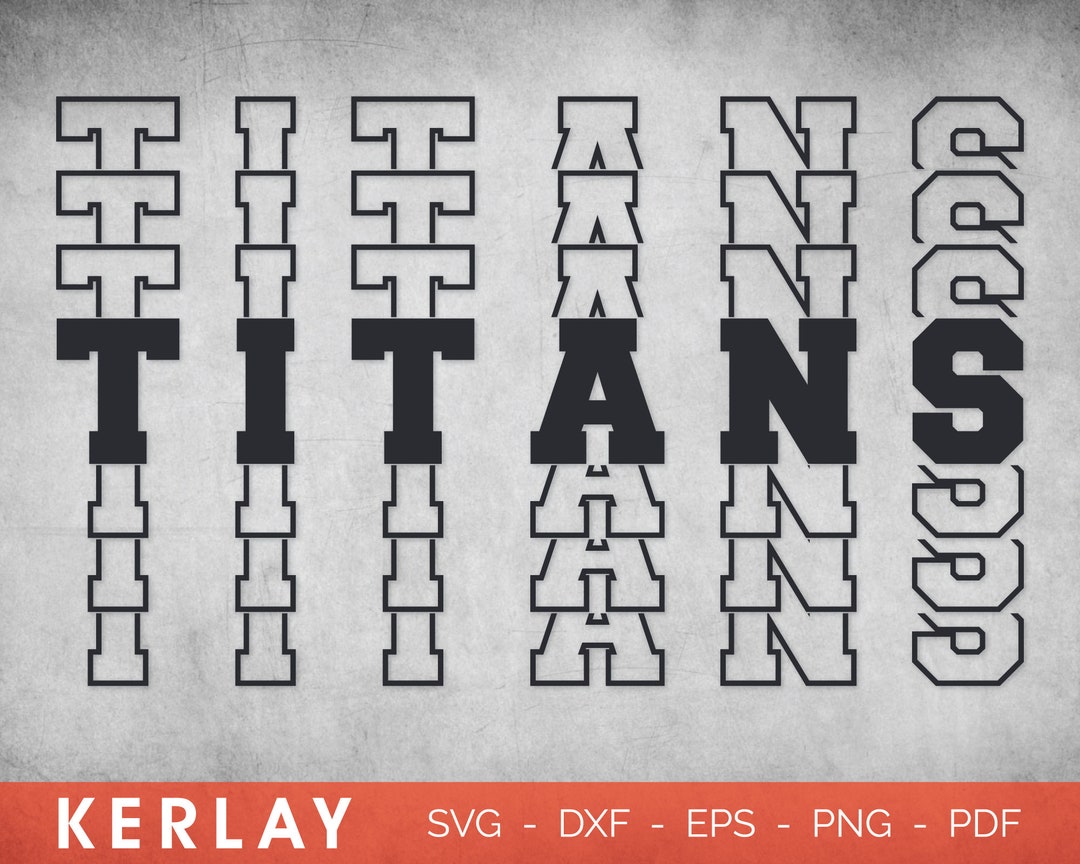 Titans SVG Instant Download Commercial Use Printable Vector Clip Art ...