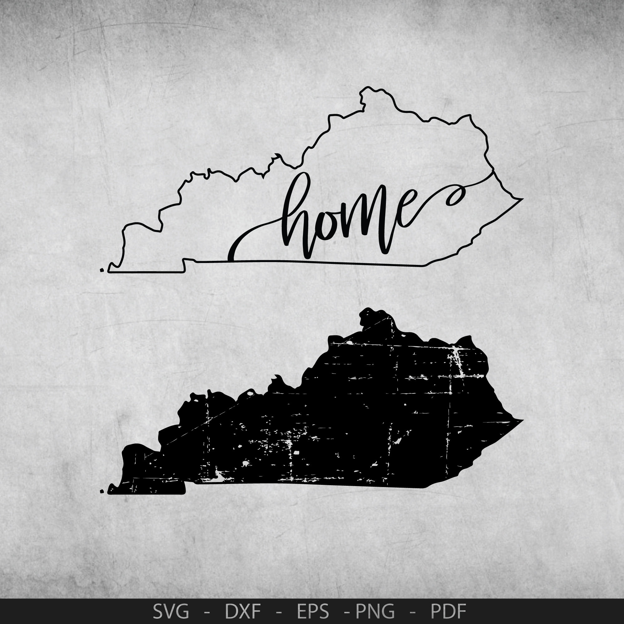 Kentucky State SVG Bundle Kentucky SVG Bundle Distressed - Etsy