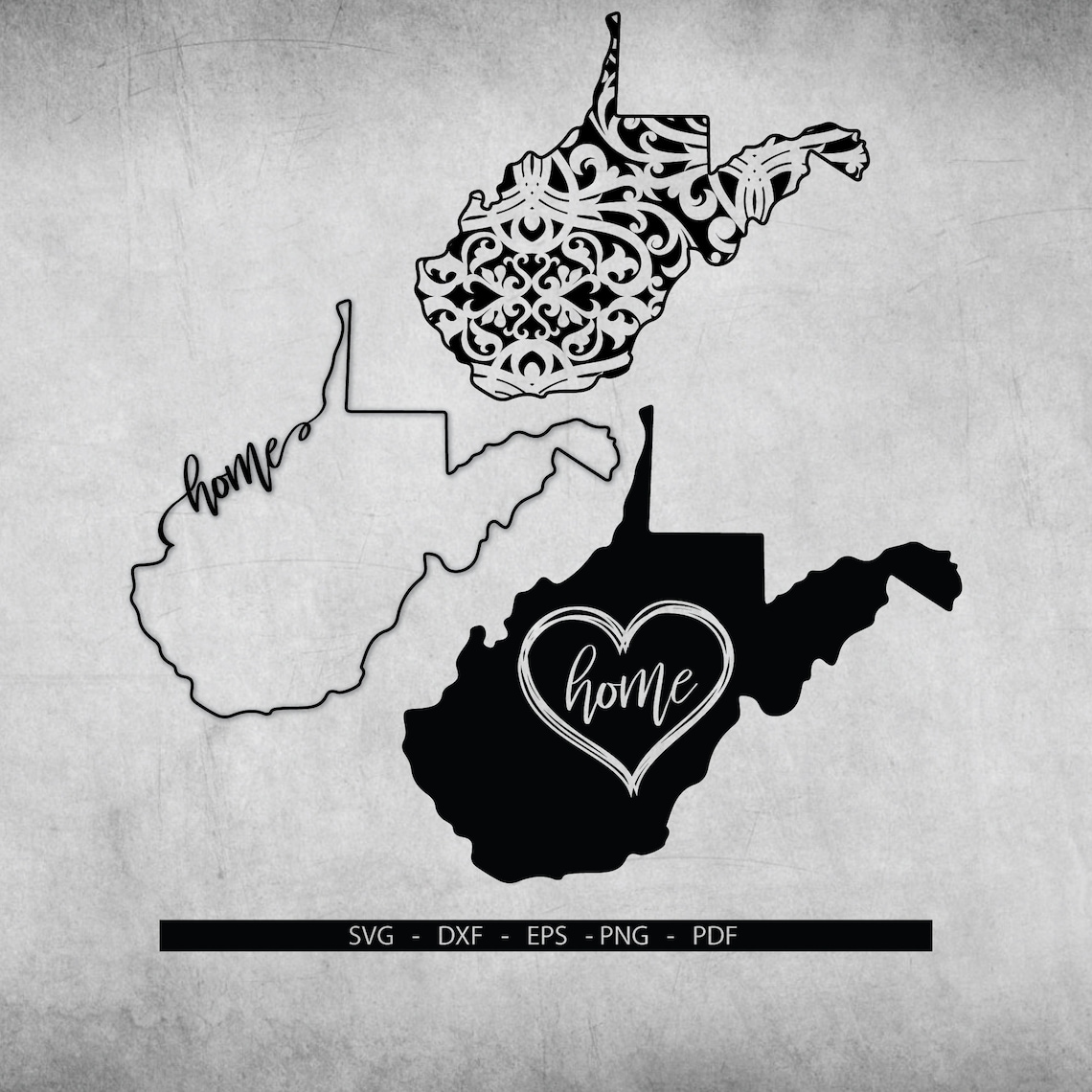 West Virginia State SVG Bundle West Virginia SVG Bundle - Etsy