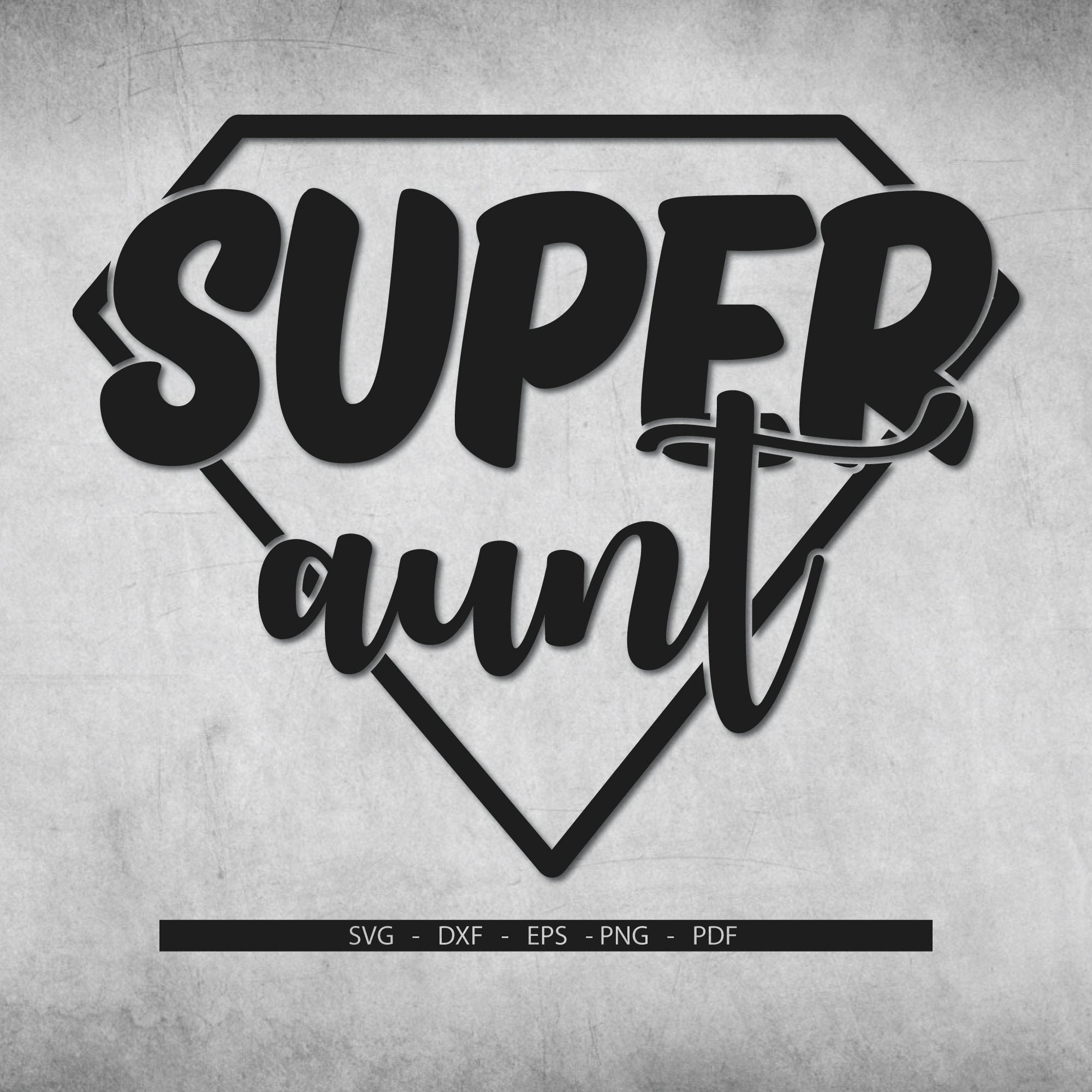 Súper tía SVG, tía svg, super auntie svg, superaunt svg, diseño de la ...