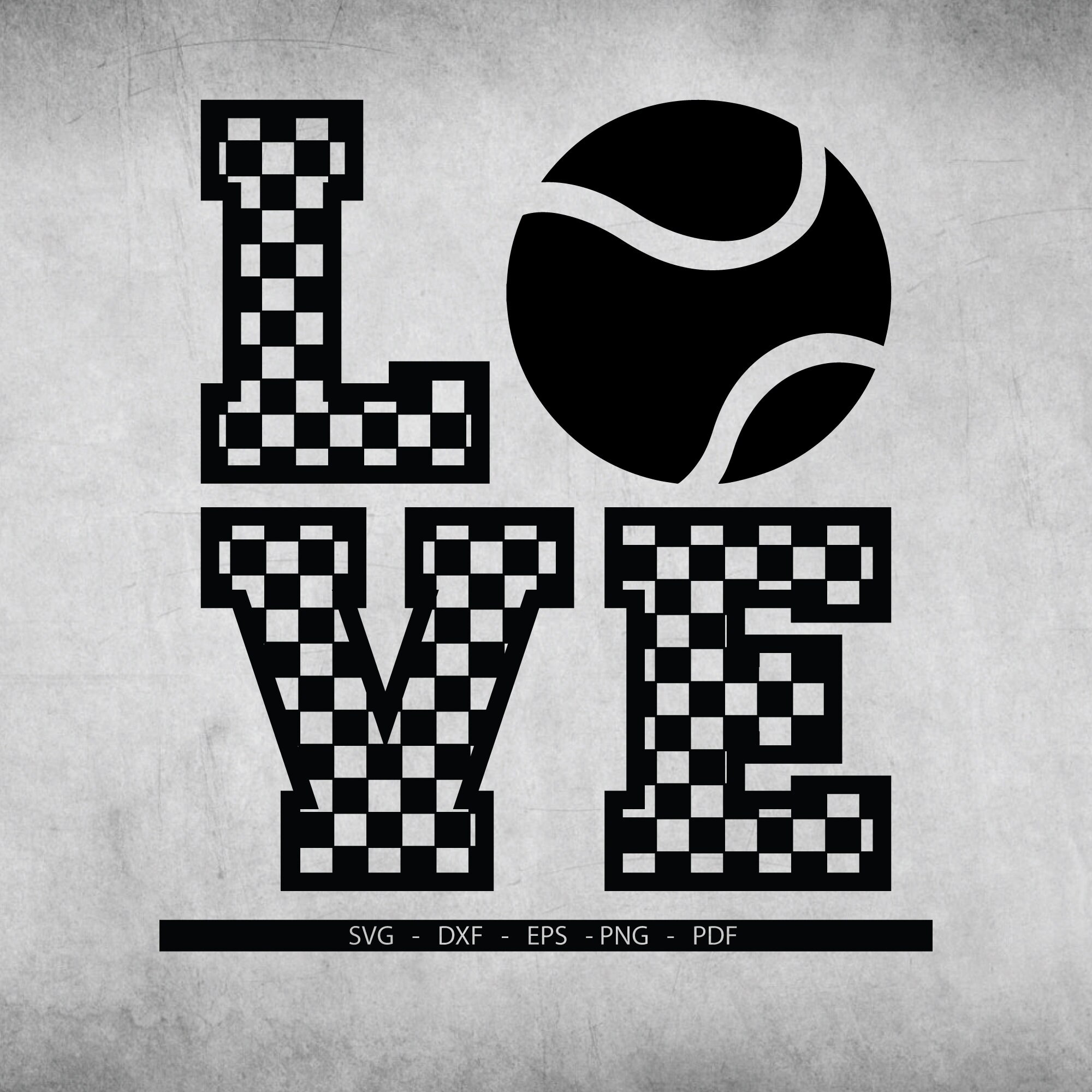 Tennis SVG File Love Tennis Svg Tennis Svg Tennis Cut - Etsy