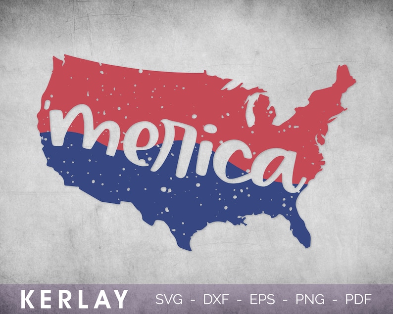 Merica SVG Instant Download Commercial Use Printable | Etsy