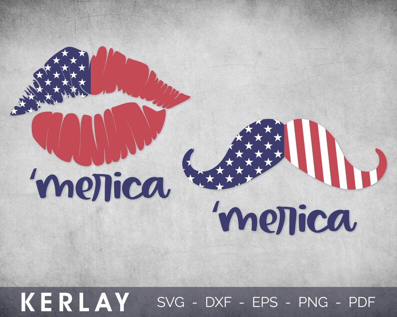 Merica SVG Instant Download Commercial Use Printable | Etsy