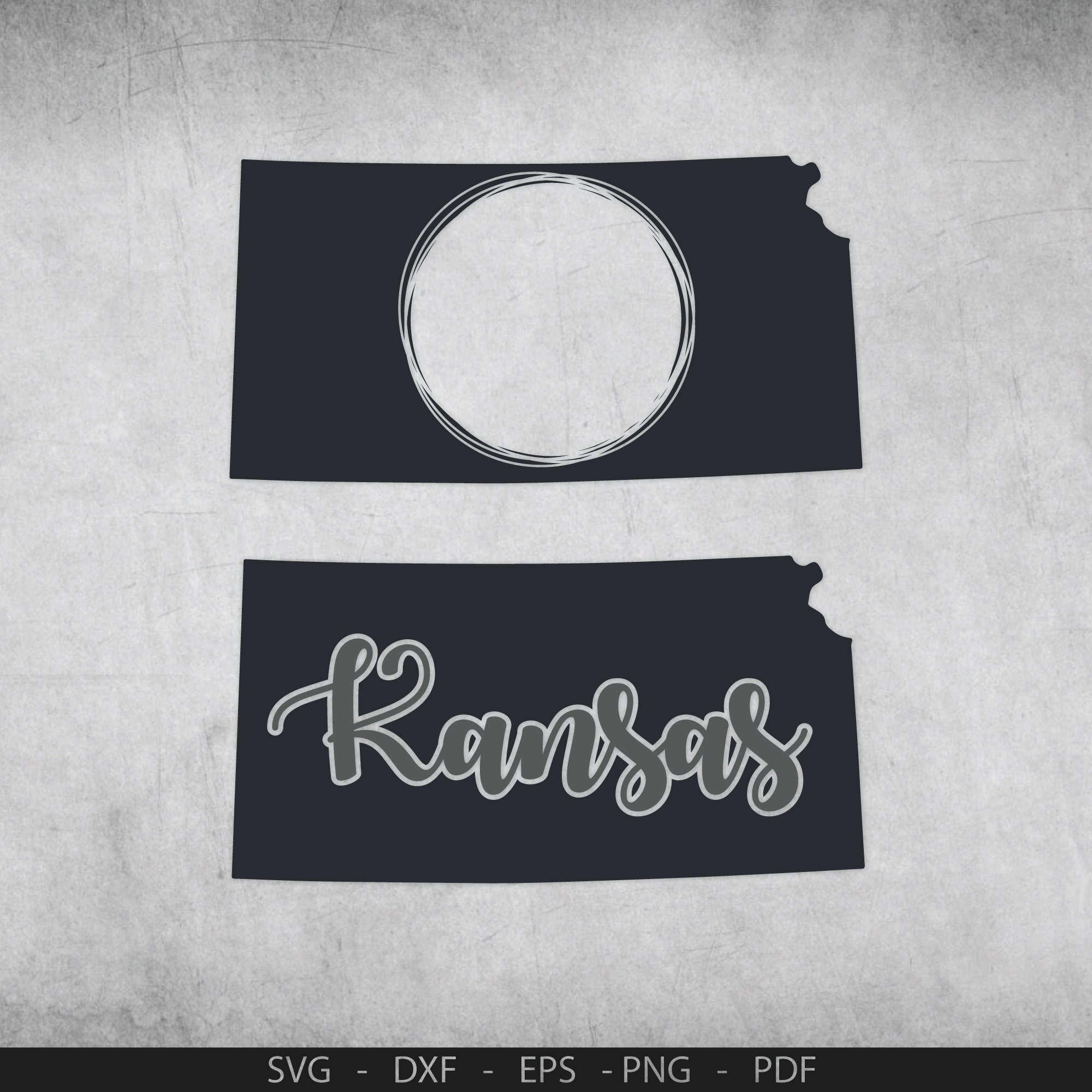 Kansas State SVG Bundle Kansas SVG Bundle Distressed Kansas - Etsy