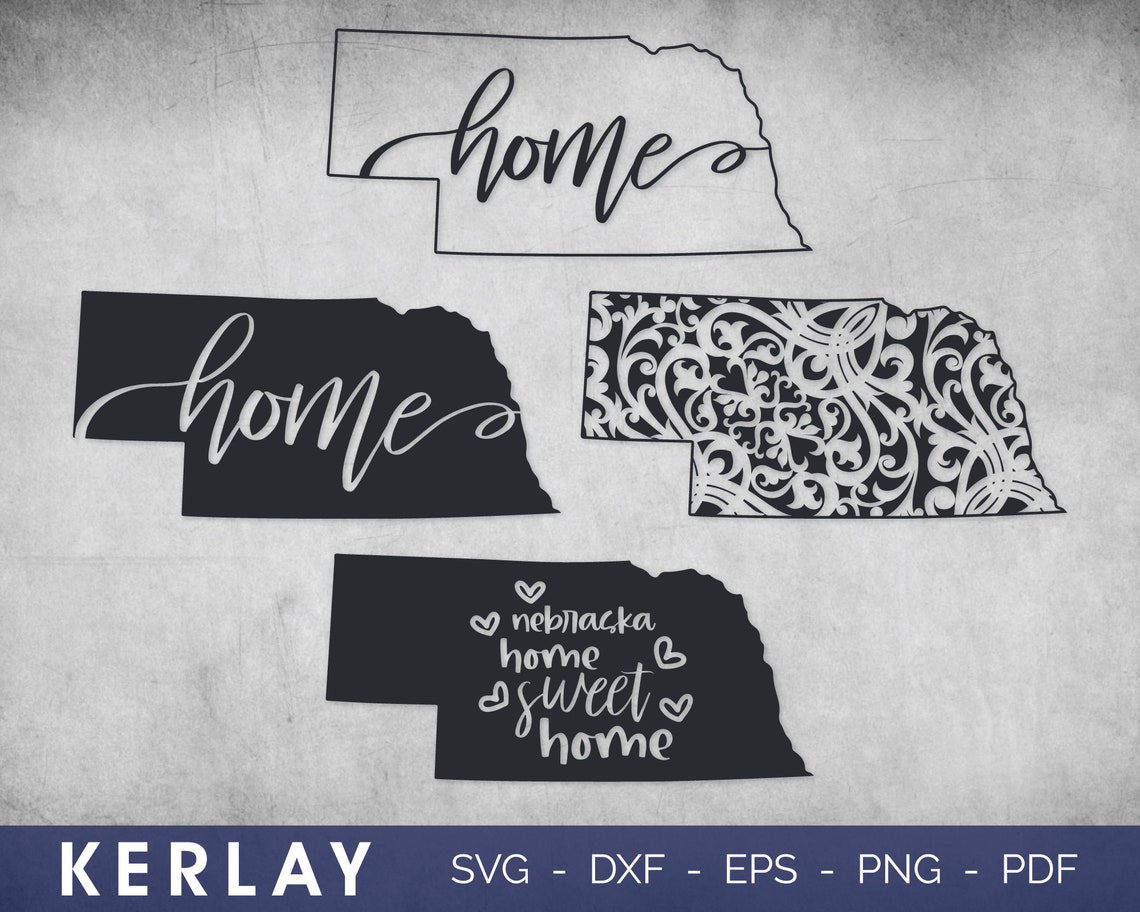 Nebraska State SVG Bundle Nebraska SVG Bundle Distressed - Etsy