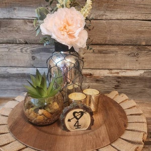 Wedding Rustic Table Numbers Rustic Centerpieces Wedding Table Numbers ...