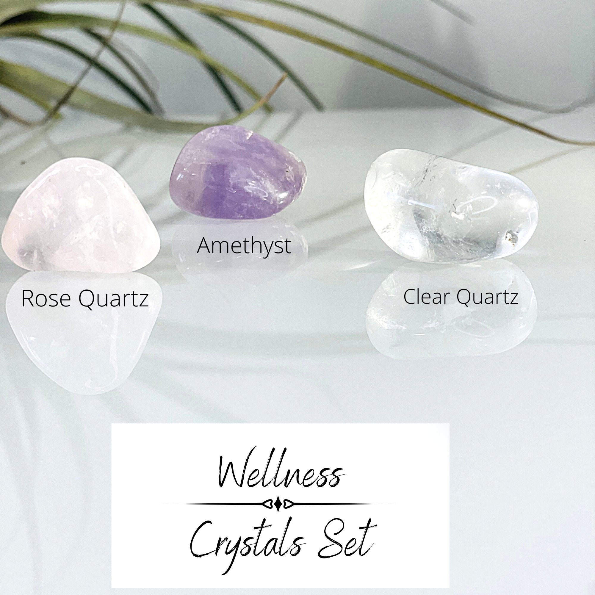 Wellness Crystal Set-wellness Gemstone-crystals Gift - Etsy