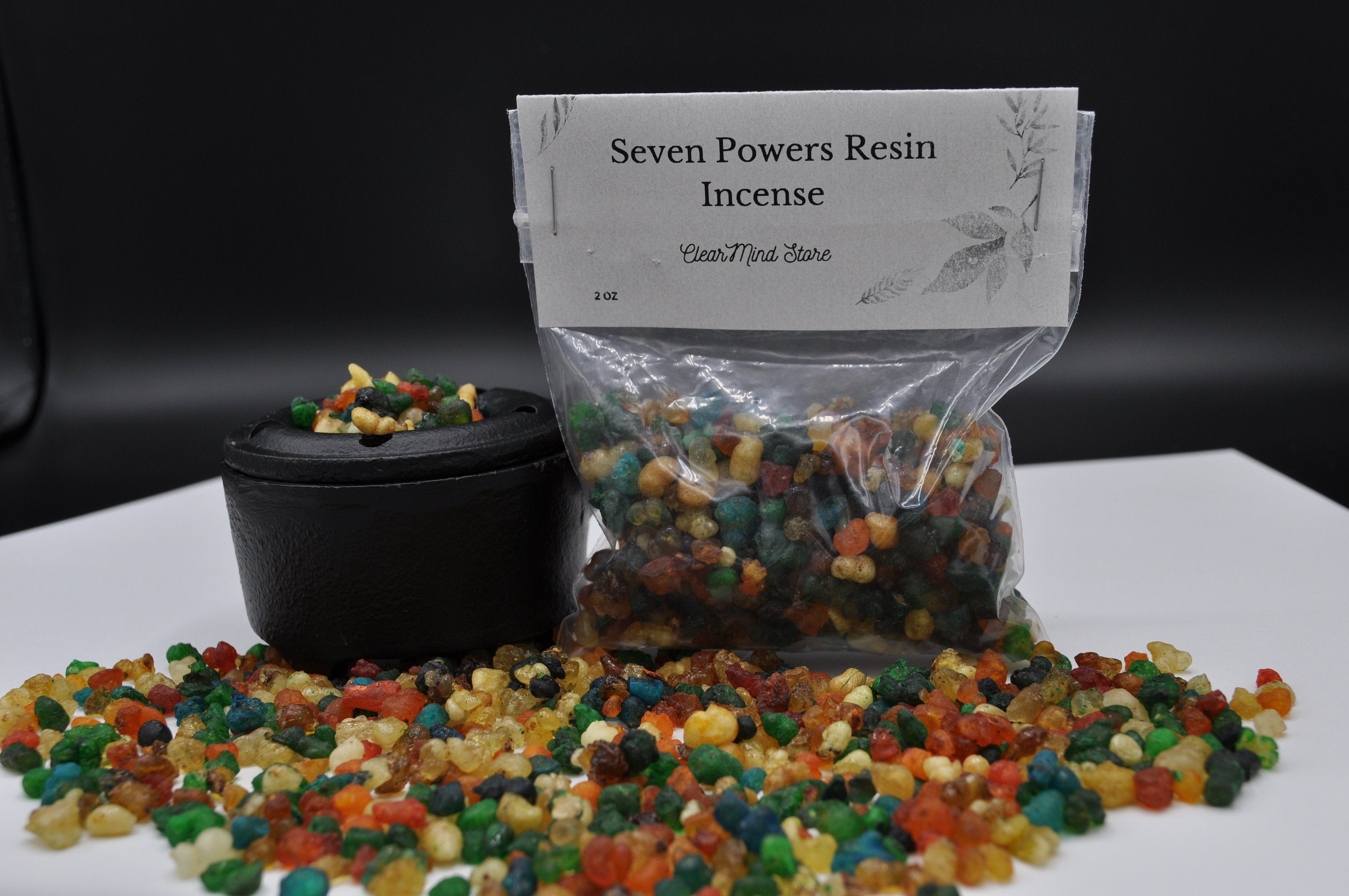 Seven Powers Resin Incense/Seven African Powers Resin 2 OZ | Etsy
