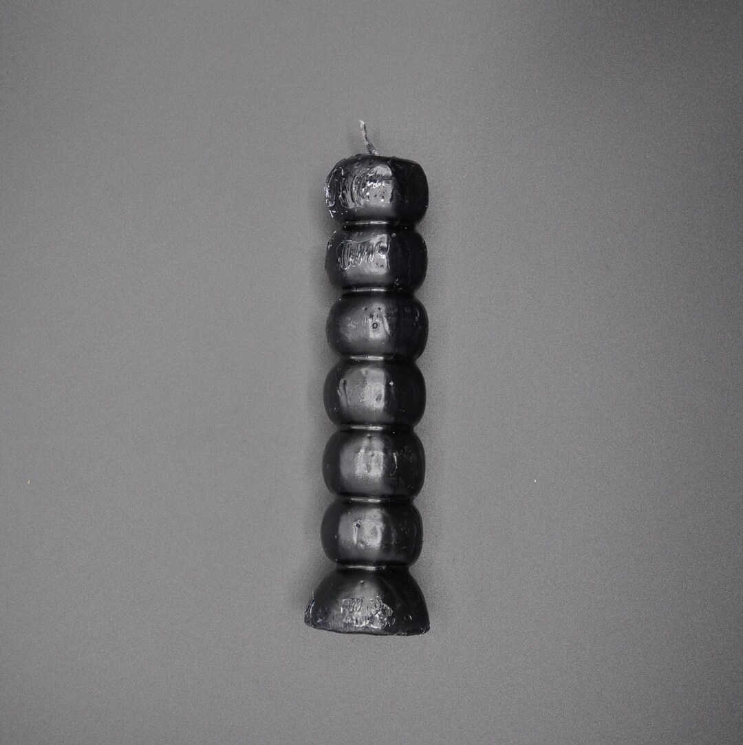 Black Seven Knob Candle Banish Negativity & Evil Spells - Etsy