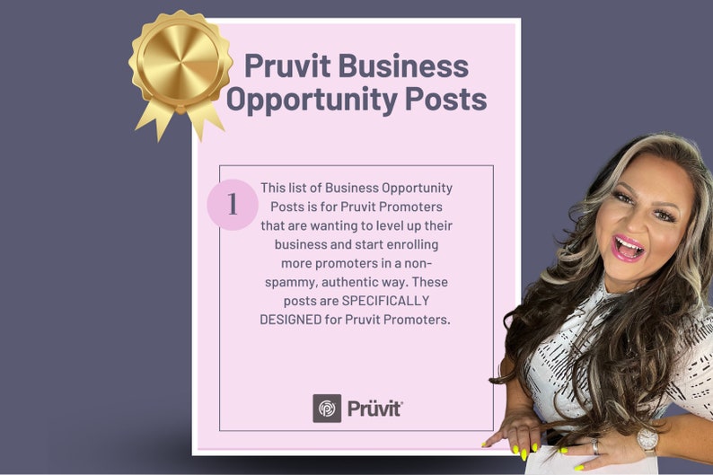 Pruvit Business Opportunity Posts - Etsy