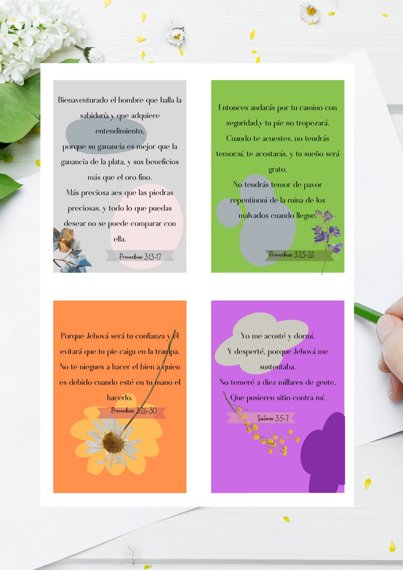 Tarjetas Para Descargar E Imprimir Tarjetas Con Frases De - Etsy