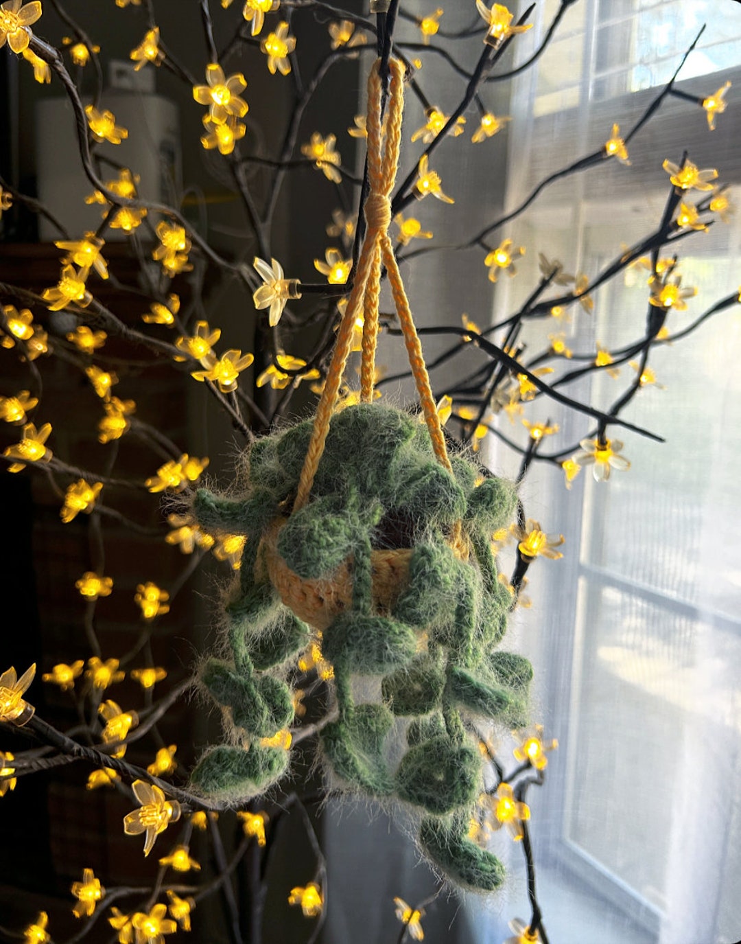 Fuzzy Hanging Vines | Amigurumi Plush | Crocheted Vines | Crochet ...