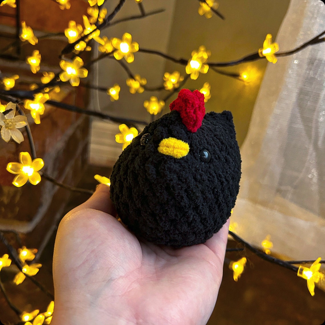 Baby Chicken Crochet Plush Stuffed Animal Plush Amigurumi Chicken Plush ...