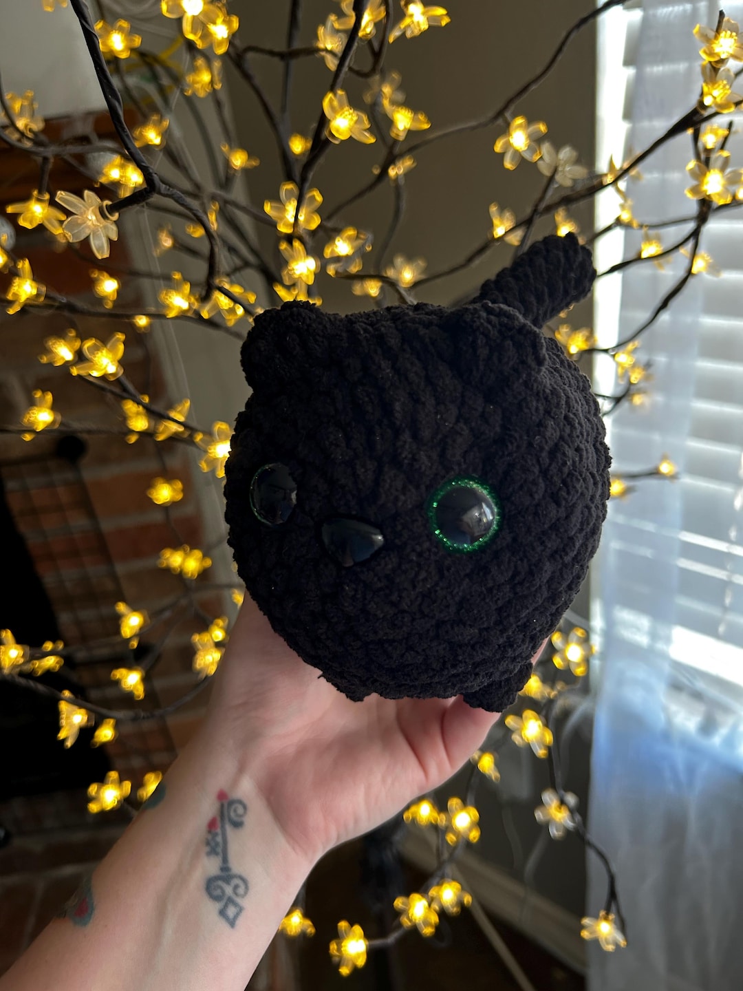 Black Loaf Cat | Crochet Plush | Stuffed Animal | Amigurumi | Cat Plush ...