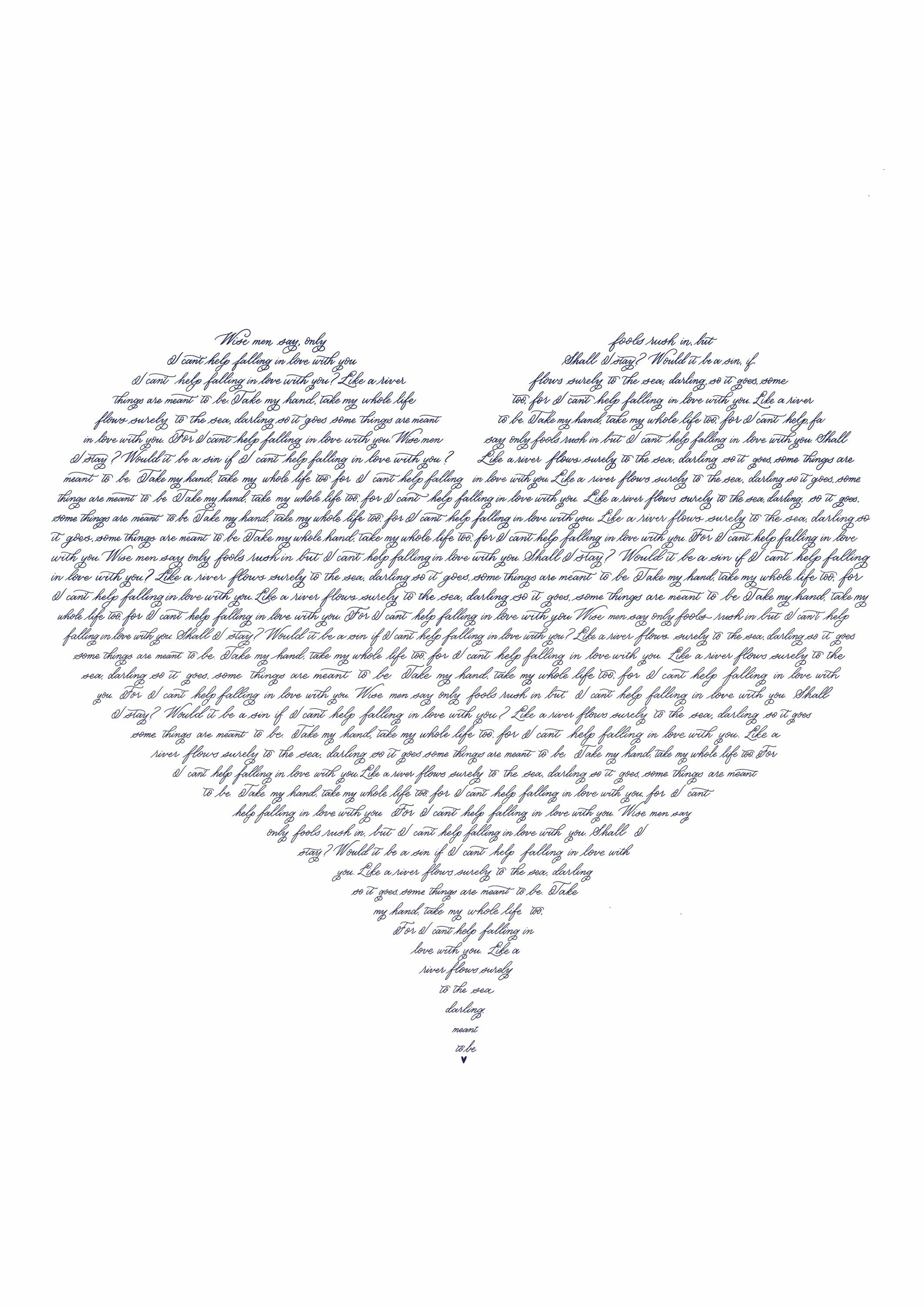 Custom Vows Heart Personalised Wall Art for Bride & Groom, Wedding ...