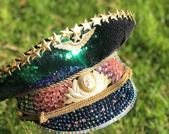 Crystals Military Ukraine Vintage Hat in Copper - Etsy