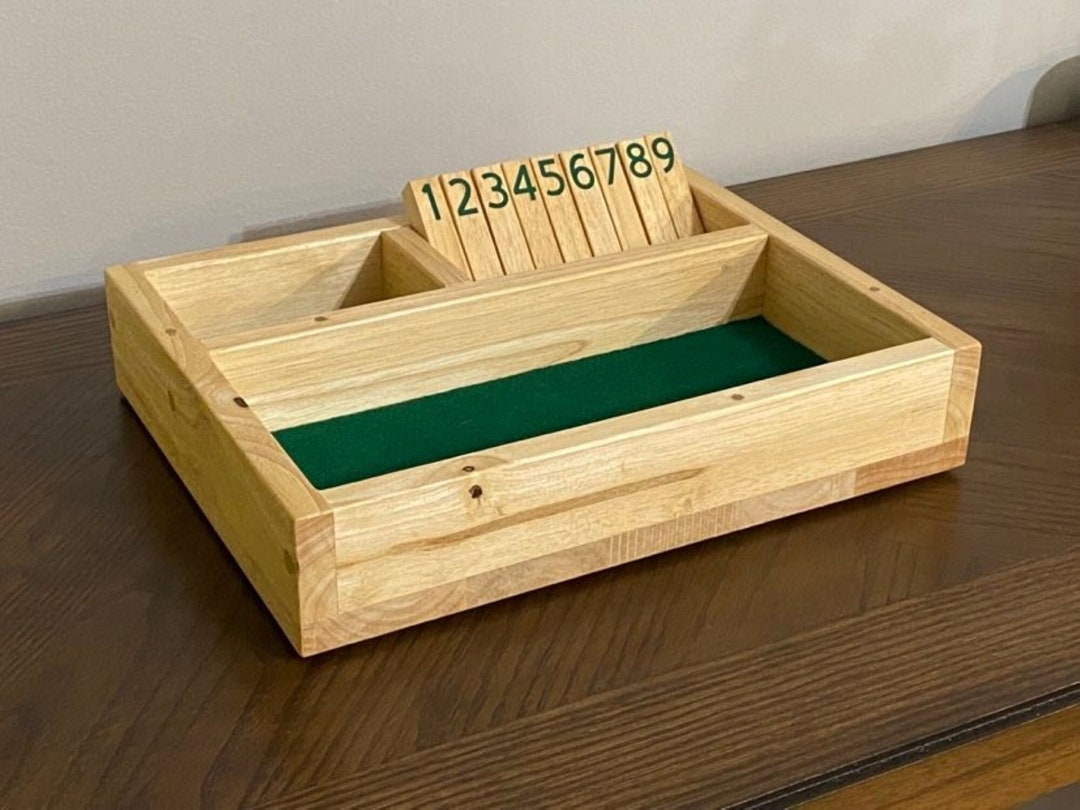 Handmade Shut the Box Game - Etsy