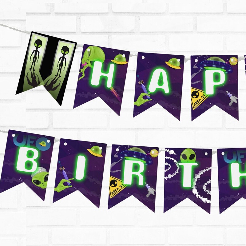 Alien Banners - Etsy