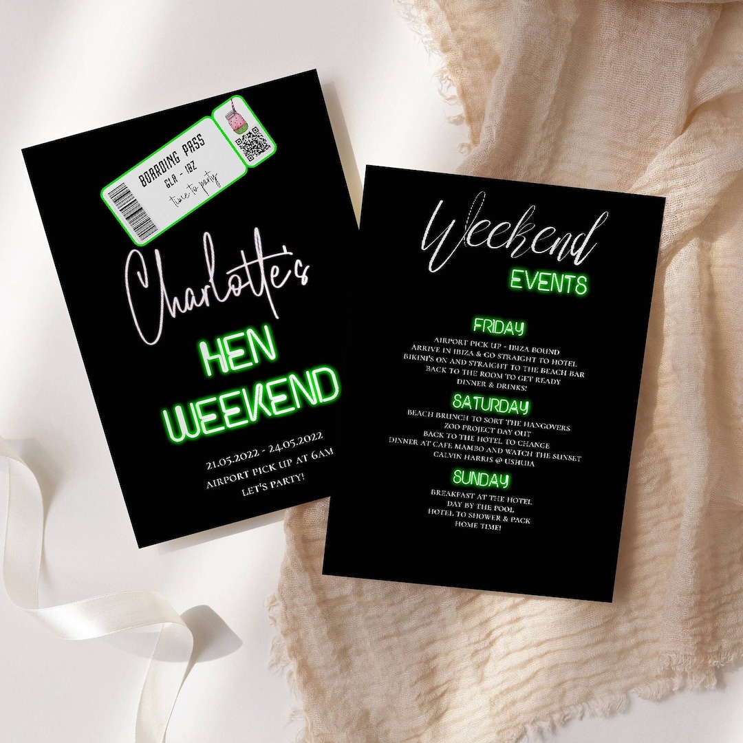 Editable Bachelorette Party Invitation Bachelorette - Etsy