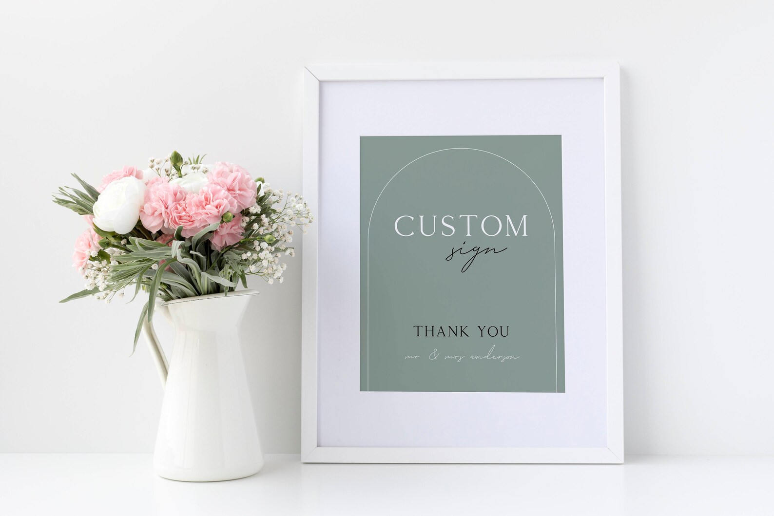 Editable Sage Green Wedding Sign Printable Wedding Signage - Etsy UK