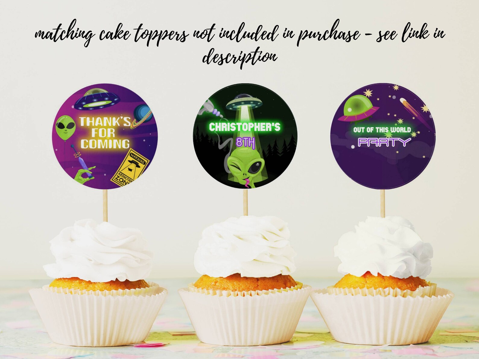 Editable Alien Birthday Invitation. Space Invasion Invitation for Party ...